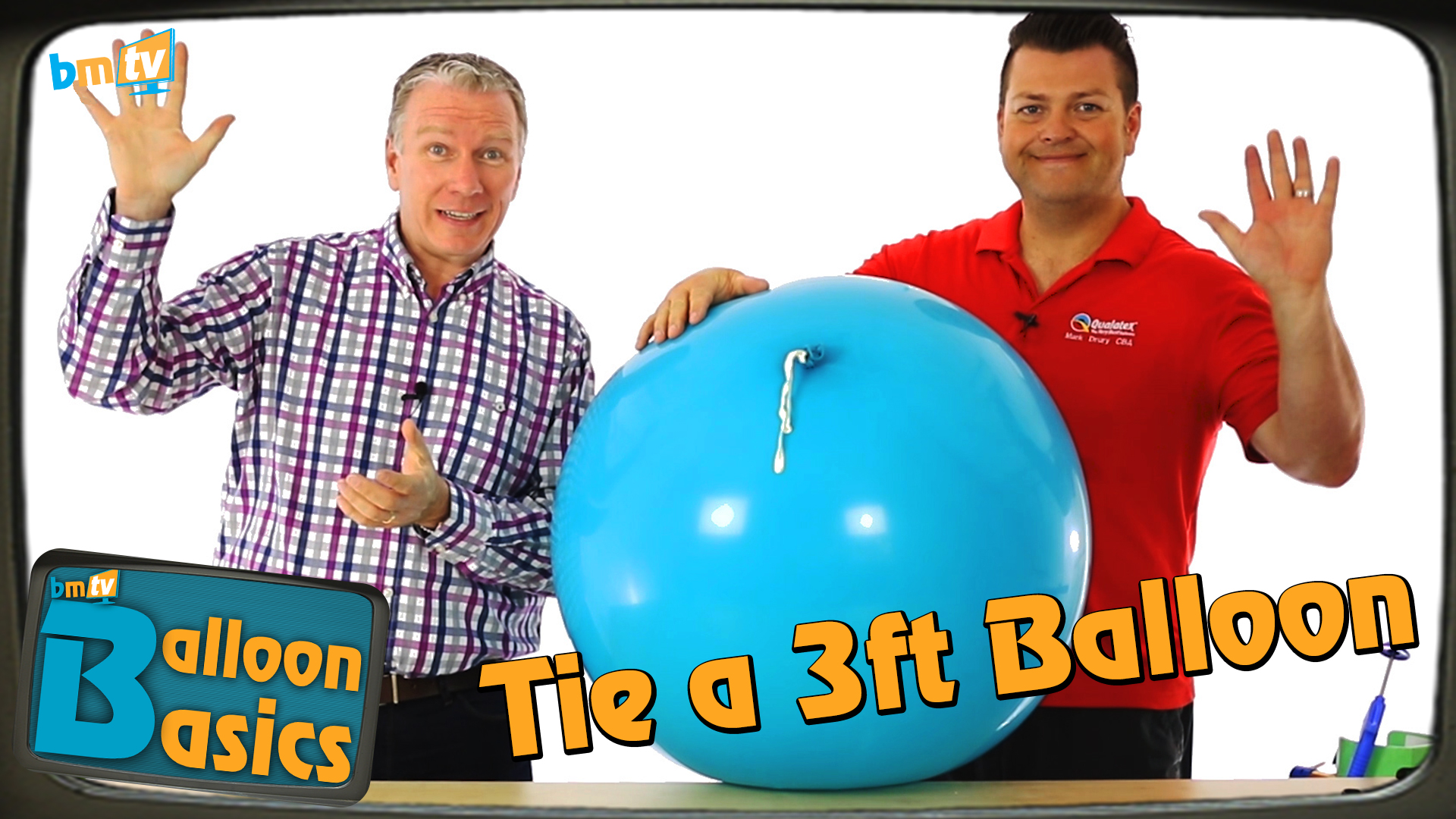 Balloon Basics 07 - How to Inflate and Tie a 3ft Balloon - Balloon Market