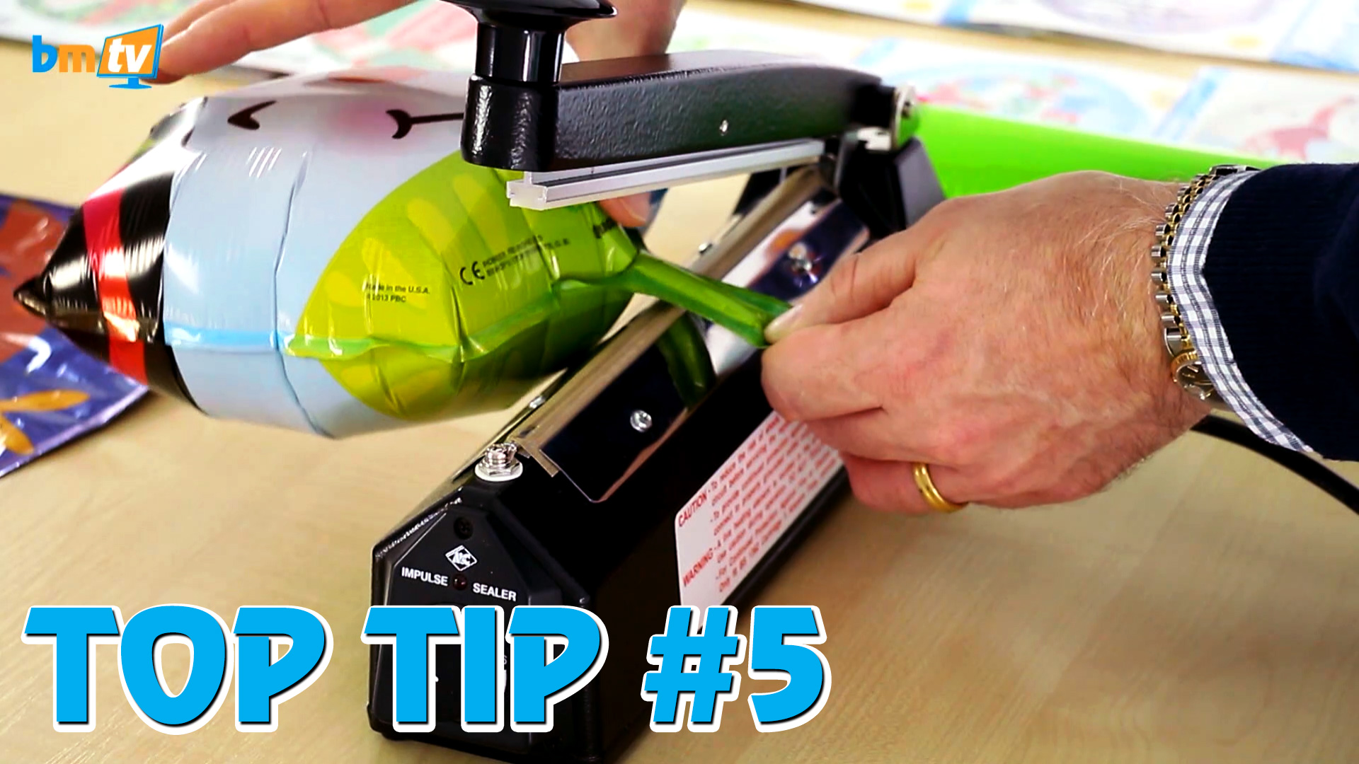 How To Heat Seal a Balloon - TOP TIP #5 - Balloon Market